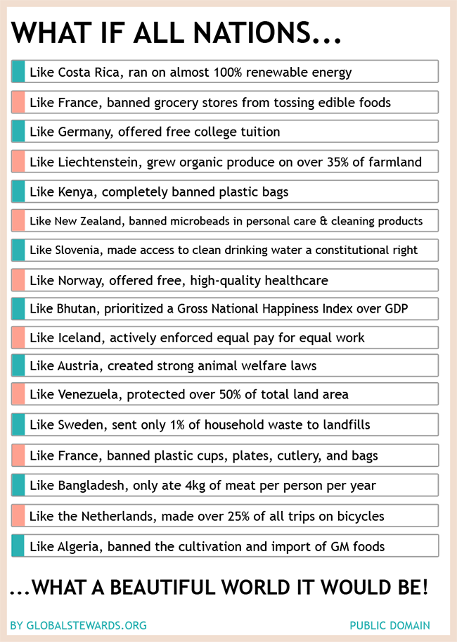Leading Sustainable Nations